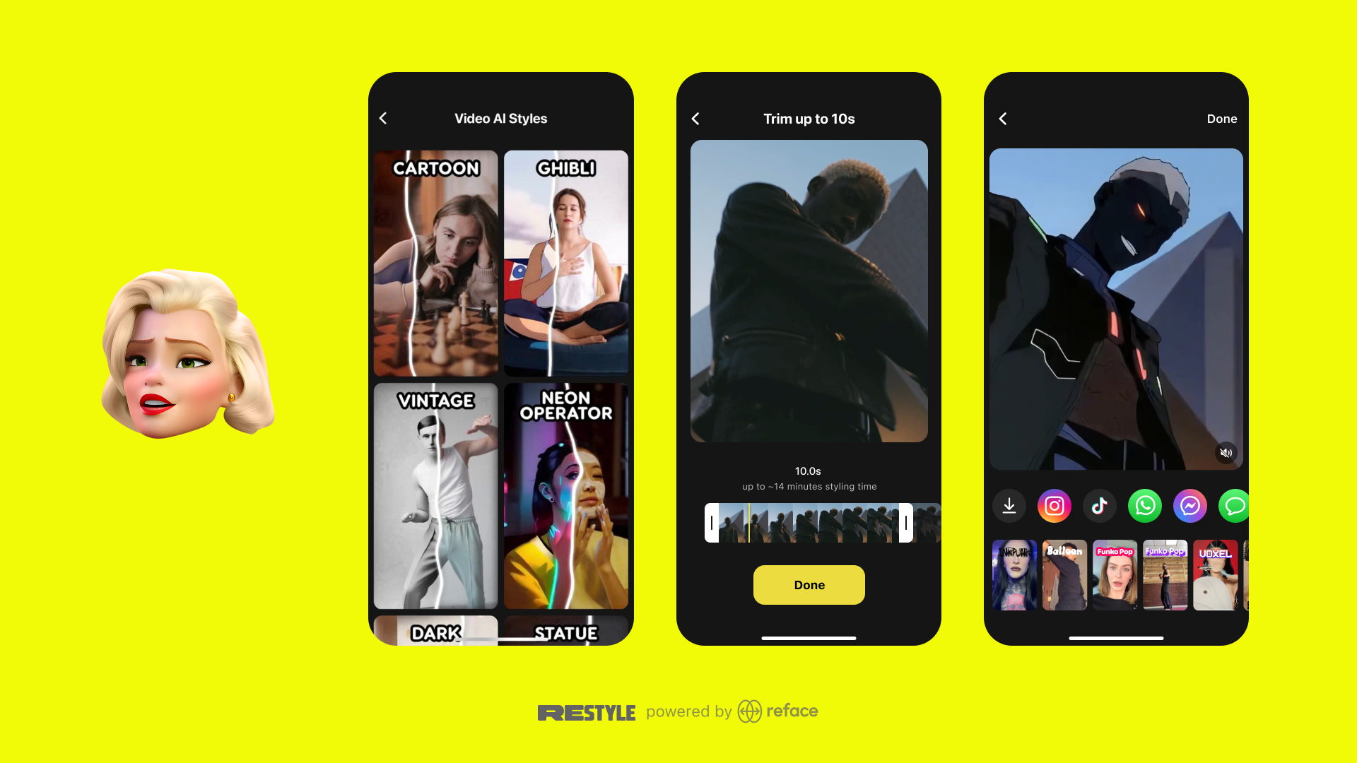 Level up your videos with a new viral AI tech by Restyle App